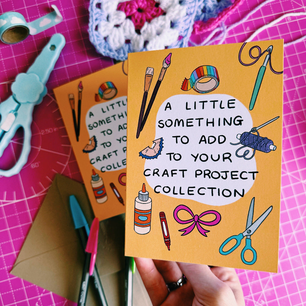 Afroditi's Art x A Shiny Day “Craft Project” greeting card